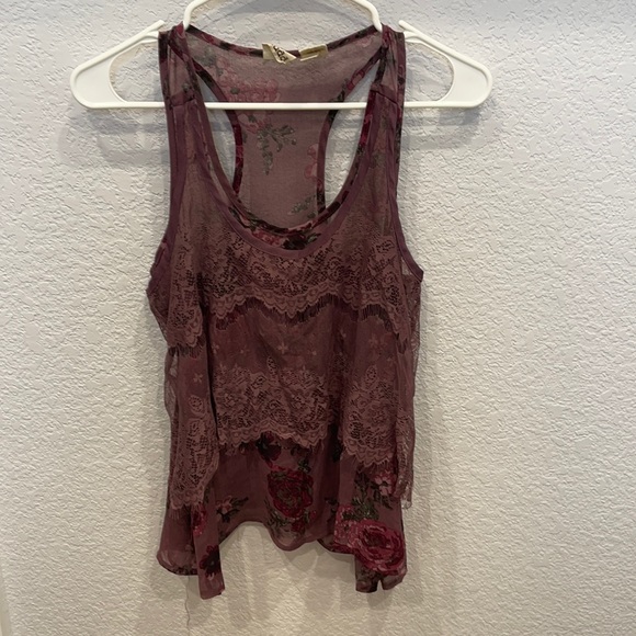 Mudd | Tops | Mudd Double Layer Tank Top | Poshmark